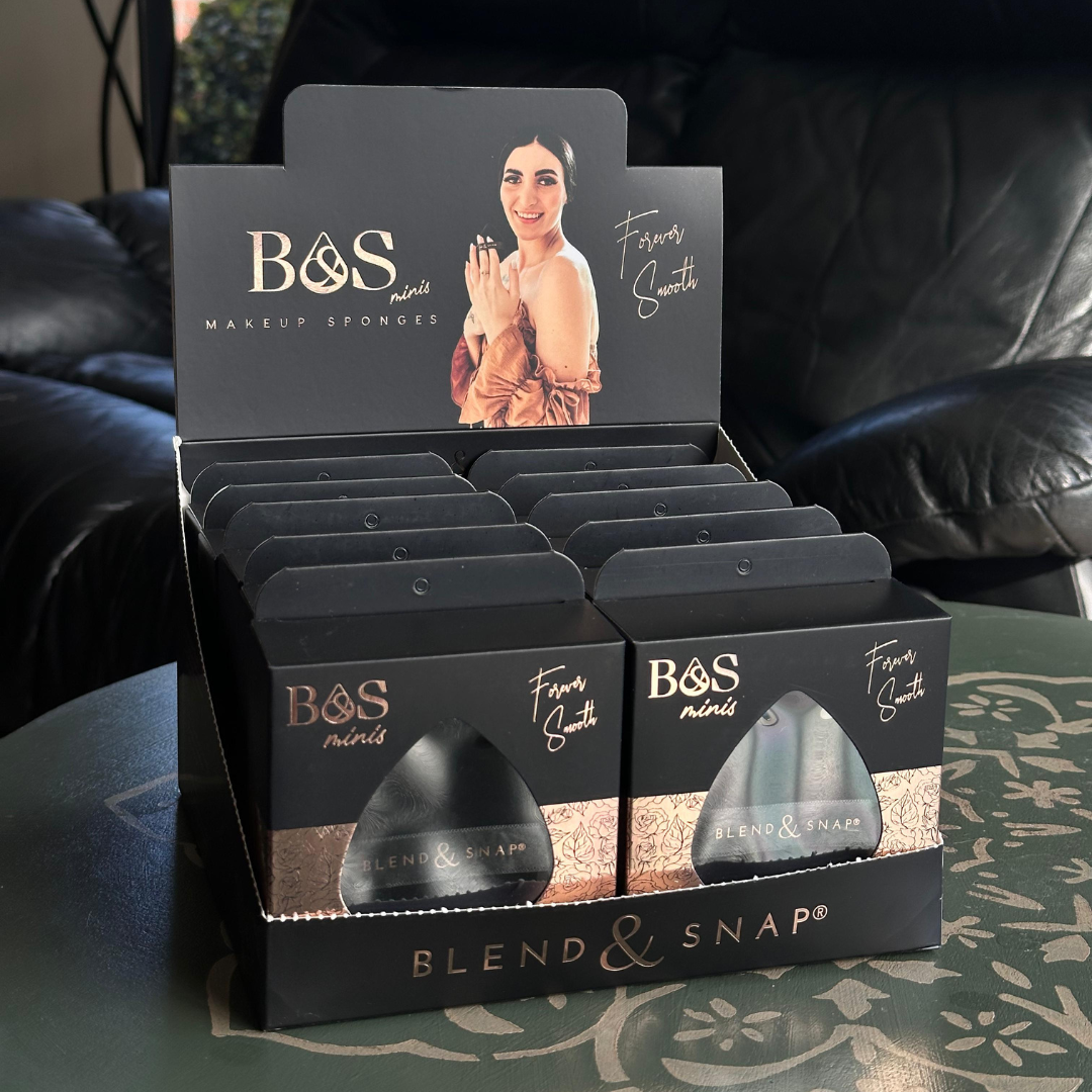 Mini Sponges POP Display Bundle (10pcs) – BLEND AND SNAP